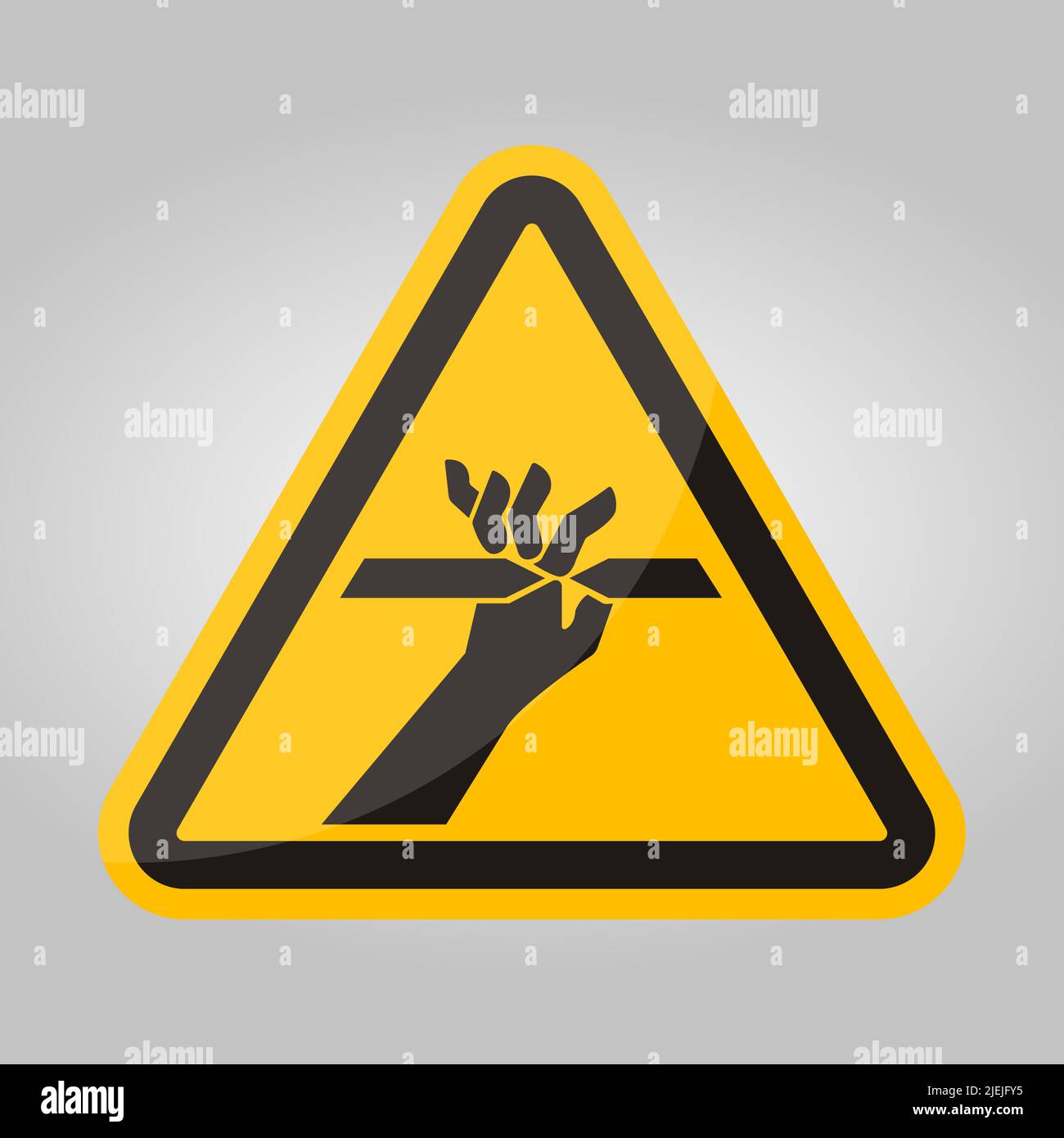 Cutting of Fingers Symbol Sign, Vector Illustration, Isolate On White ...