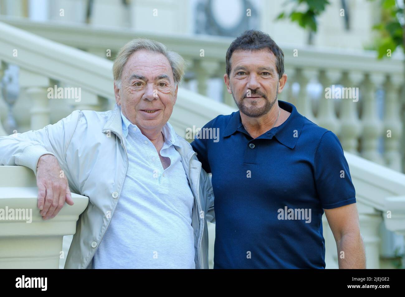 Madrid, Spain. 27th June, 2022. (L-R) Sir Andrew Lloyd Webber and ...