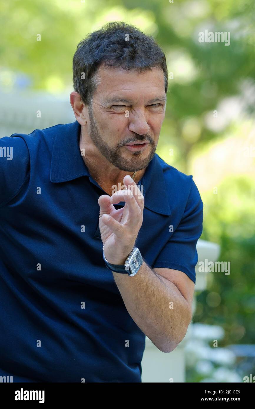 Madrid, Spain. 27th June, 2022. Spanish actor Antonio Banderas attends ...