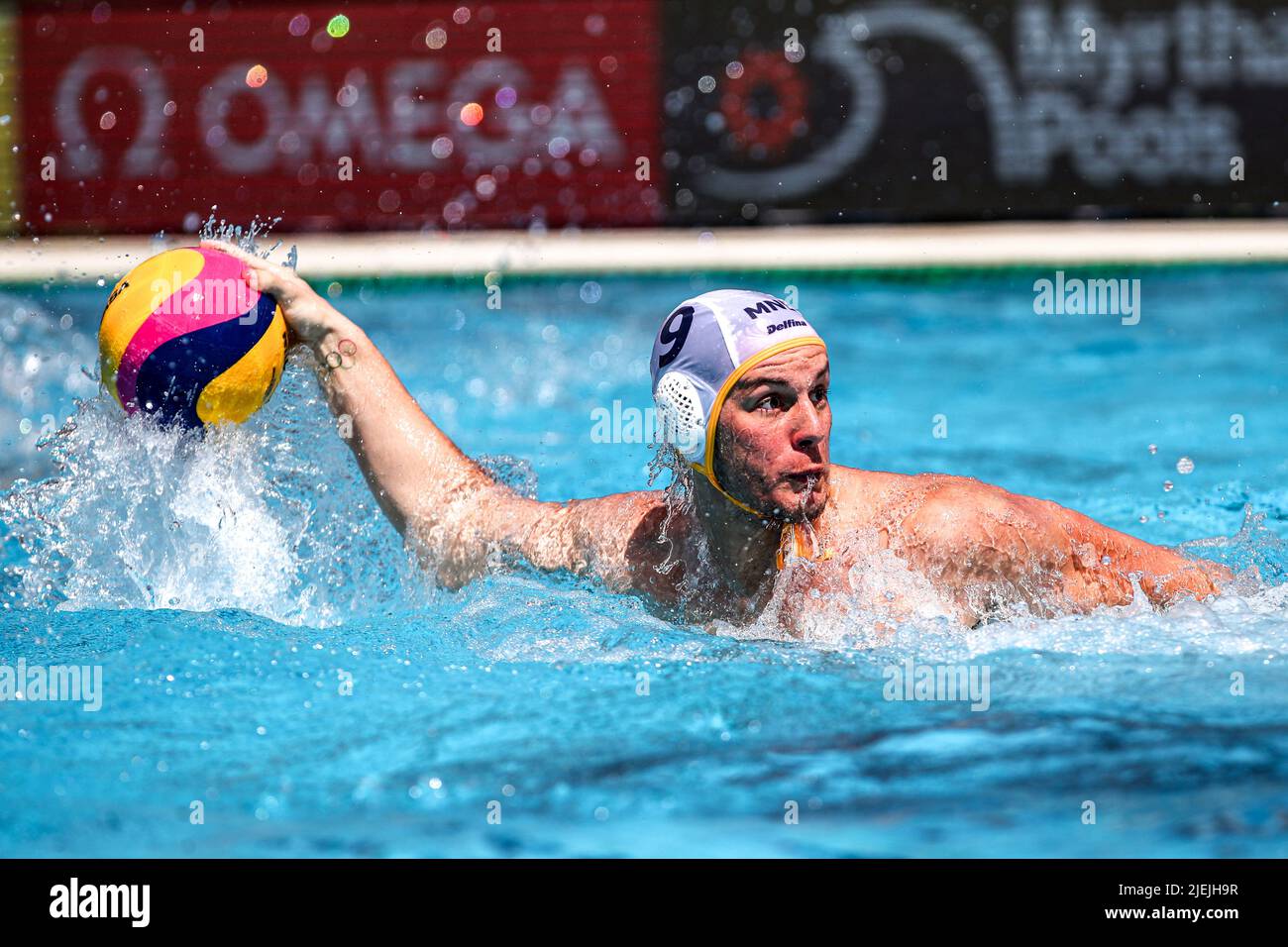 BUDAPEST, HUNGARY - JUNE 27: Miroslav Perkovic of Montenegro during the ...