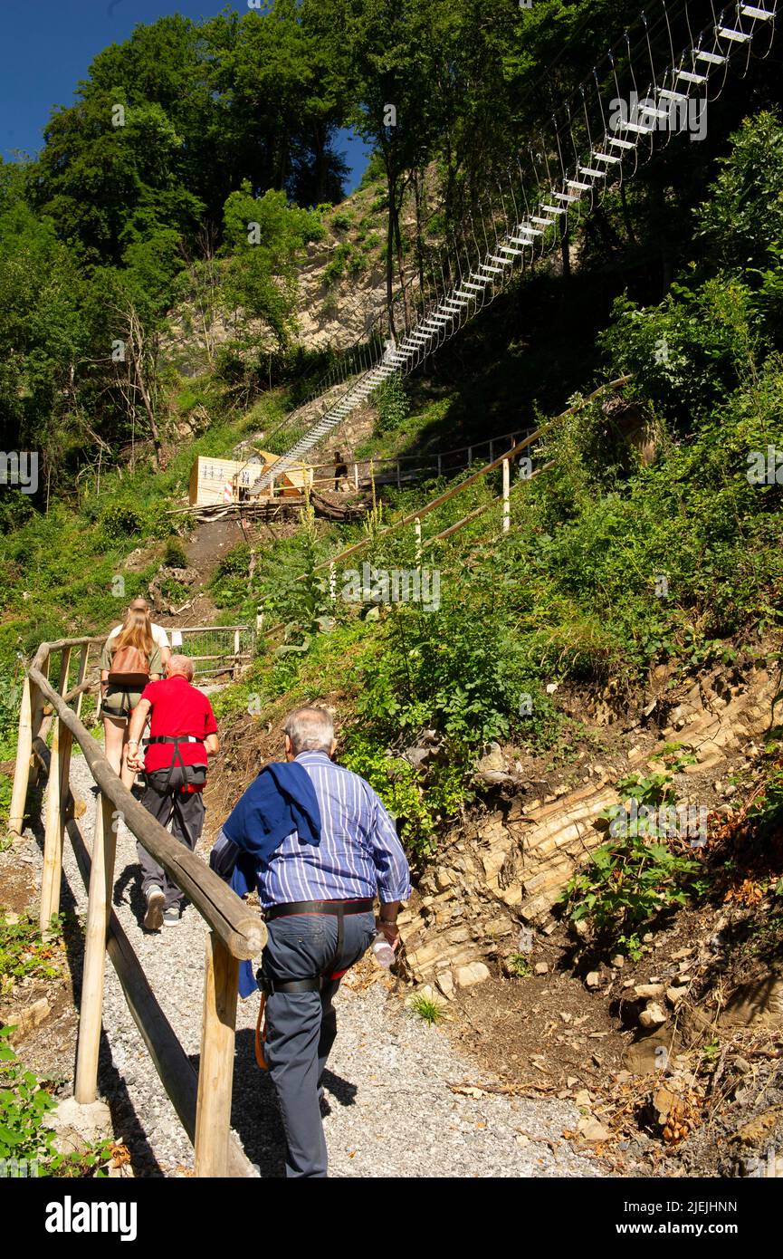Tibetan bridge hi-res stock photography and images - Alamy