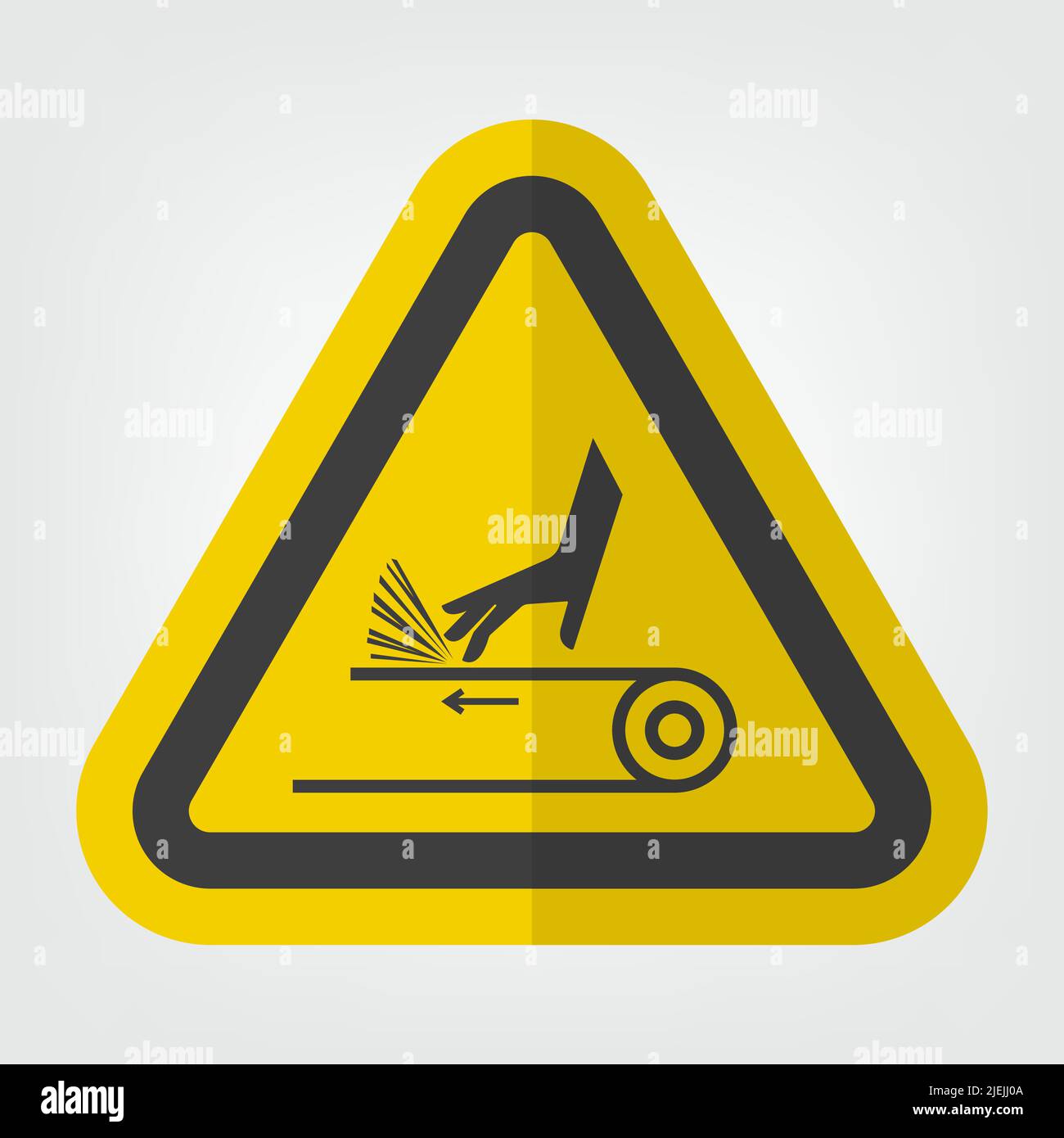 Hand Abrasion Belt Drive Symbol Sign Isolate On White Background,Vector ...