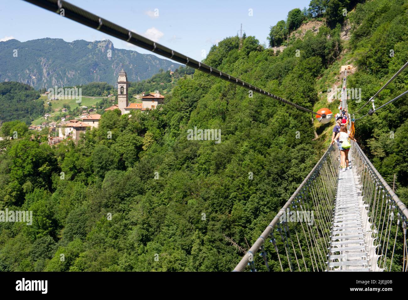 June 24, 2022 - Europe, Italy, Lombardy, Dossena in the Province of ...