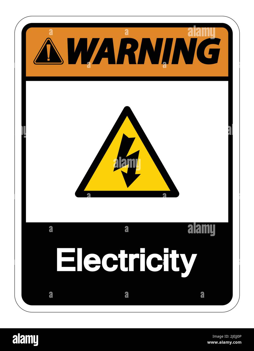 Warning Electricity Symbol Sign Isolate On White Background,Vector ...