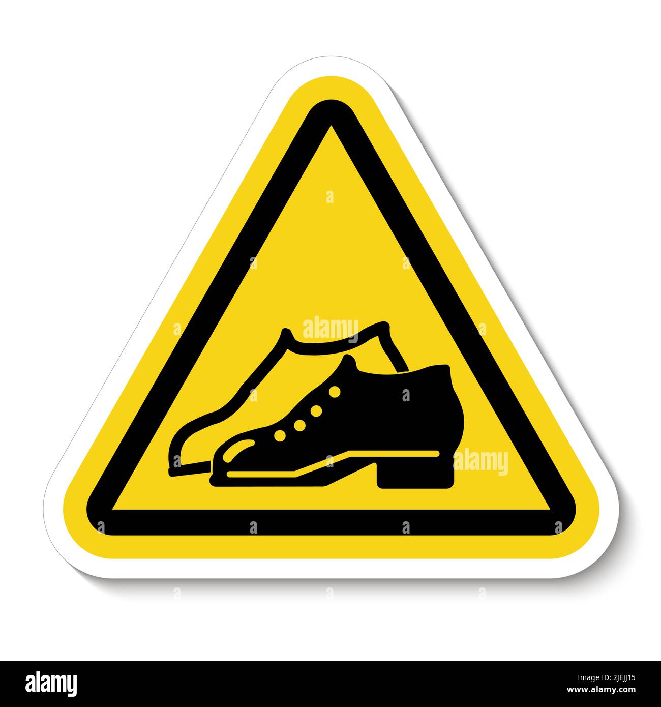 Symbol Enclosed Shoes Are Required In The Manufacturing Area sign ...