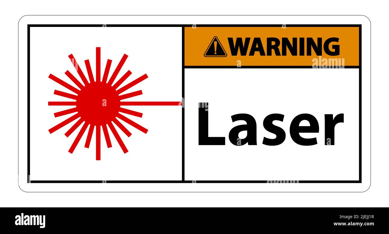Warning Laser Symbol Sign Symbol Sign Isolate on transparent Background ...