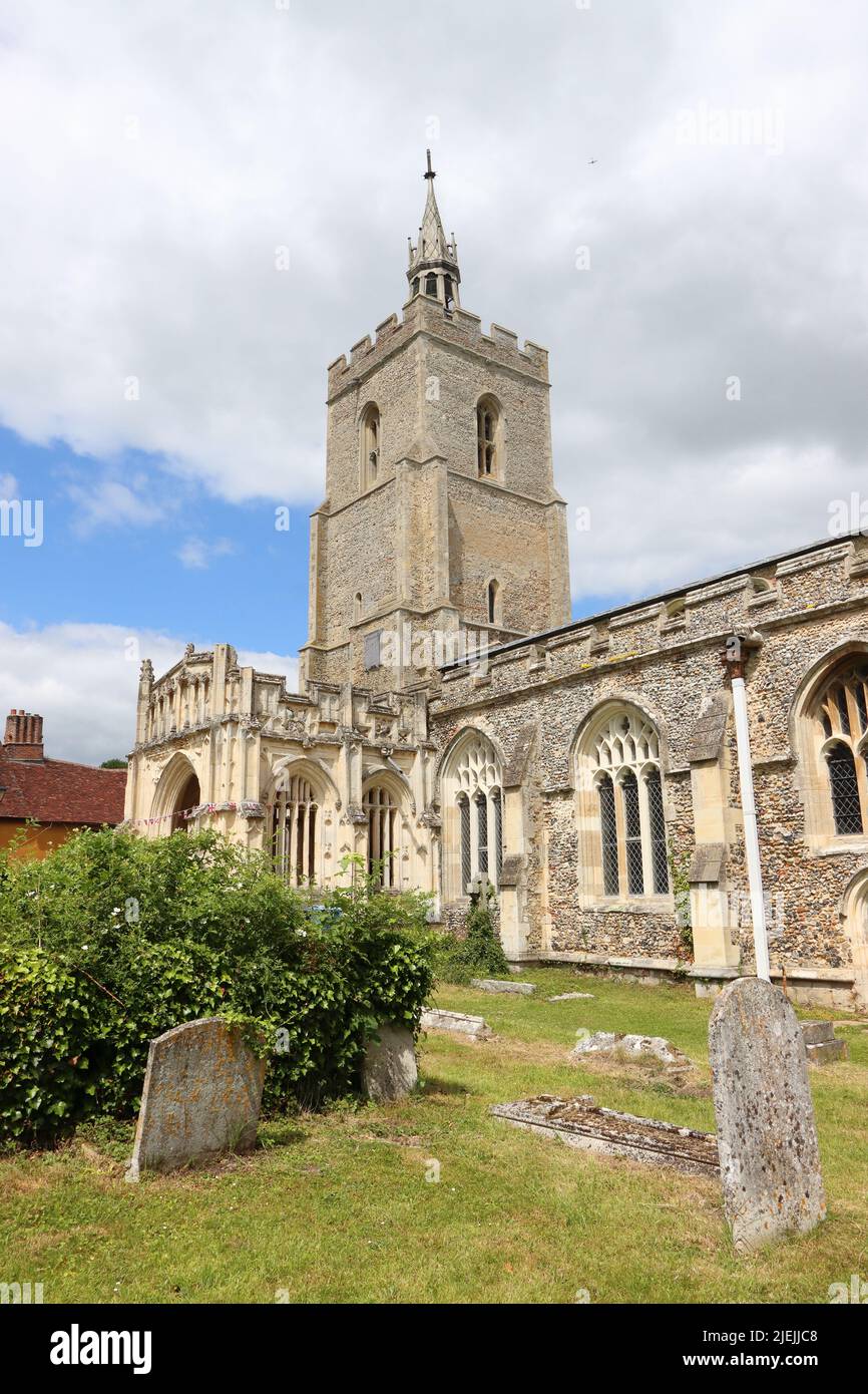 Church of St Mary Boxford, Suffolk, UK Stock Photo - Alamy