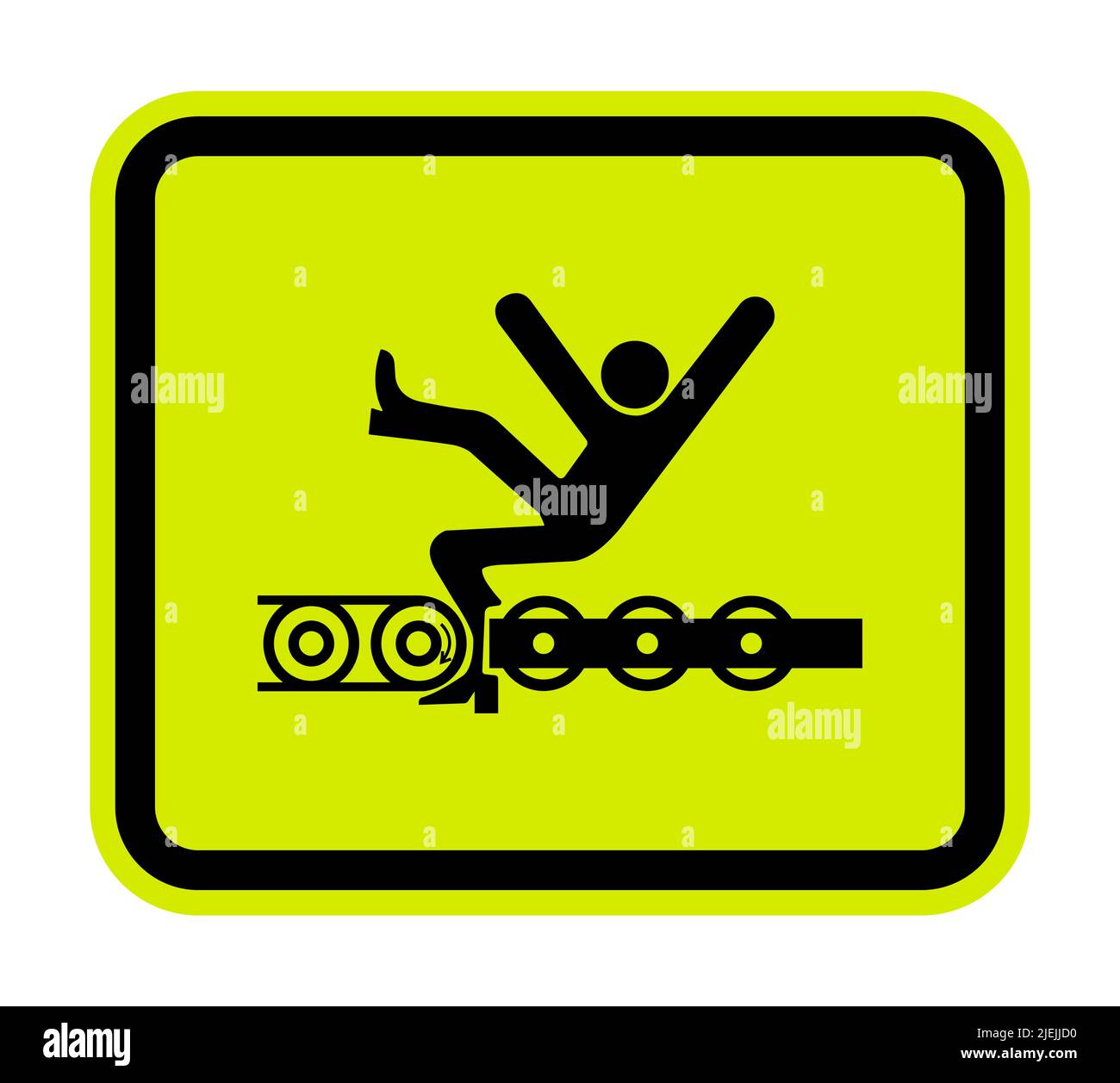 Warning Exposed Conveyor And Moving Parts Will Cause Service Injury Or ...