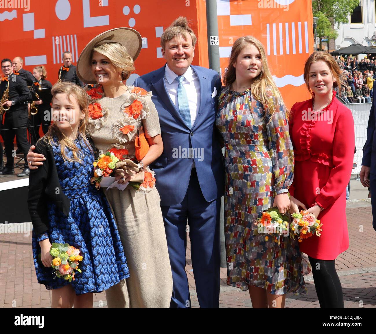 The Dutch royal family during King's Day 2019 Stock Photo - Alamy