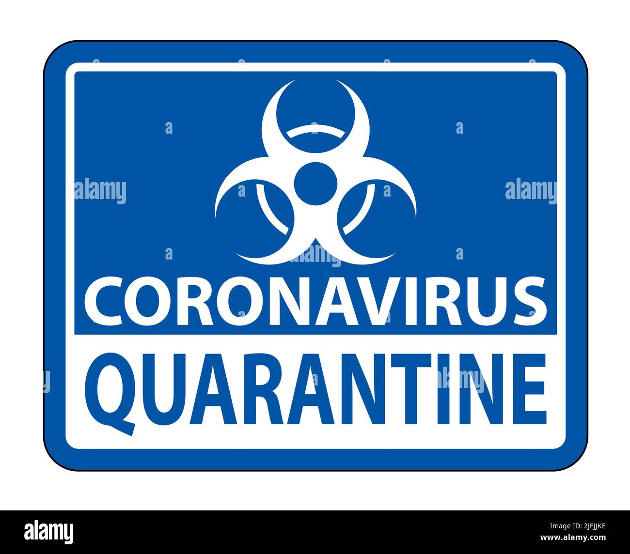 Coronavirus Quarantine Sign Isolate On White Background,Vector ...