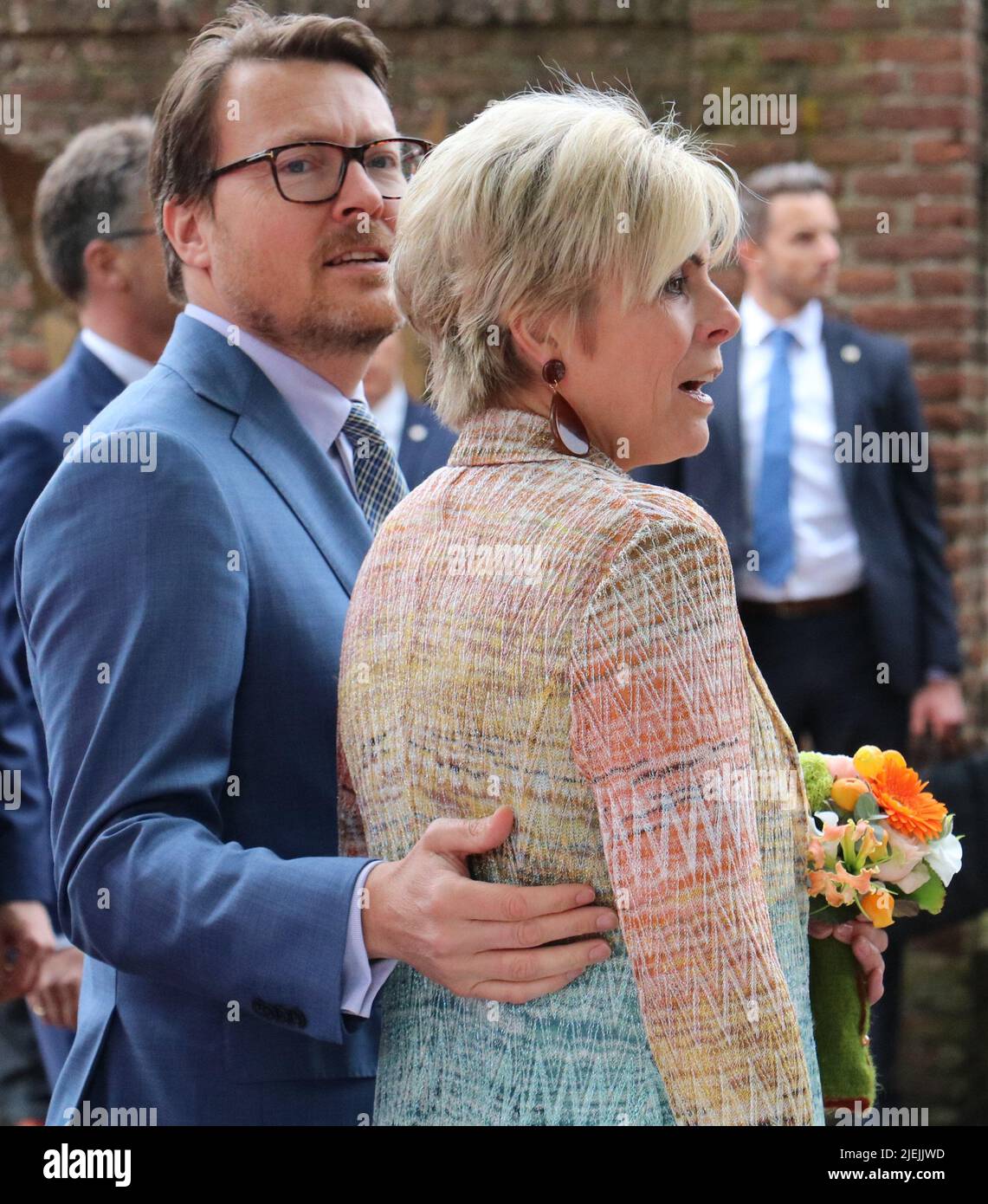 Princess Laurentien and Prince Constantijn during King's Day 2019 Stock ...