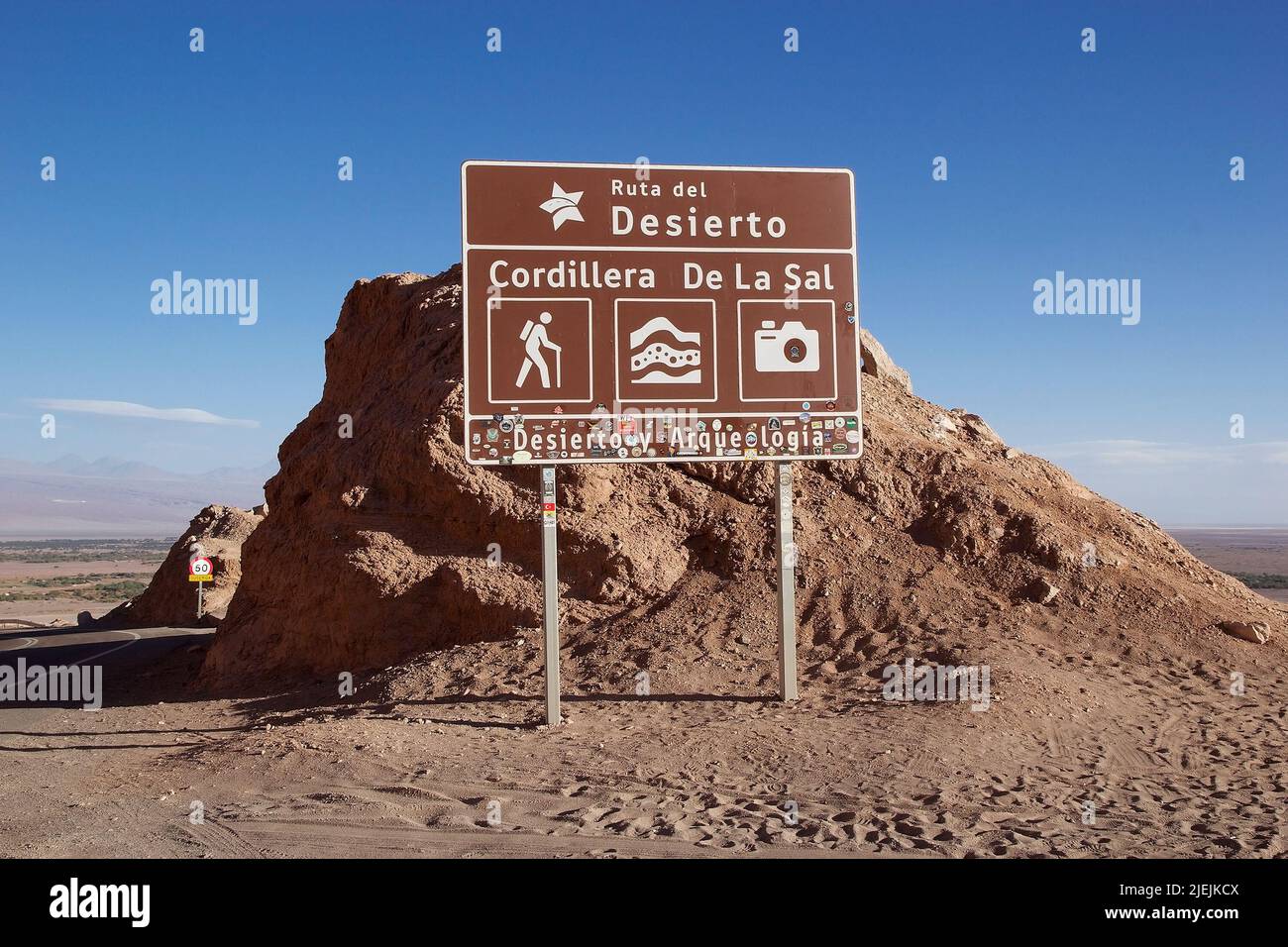 Cordillera de la Sal in the Atacama desert, Chile. Atacama desert is a ...