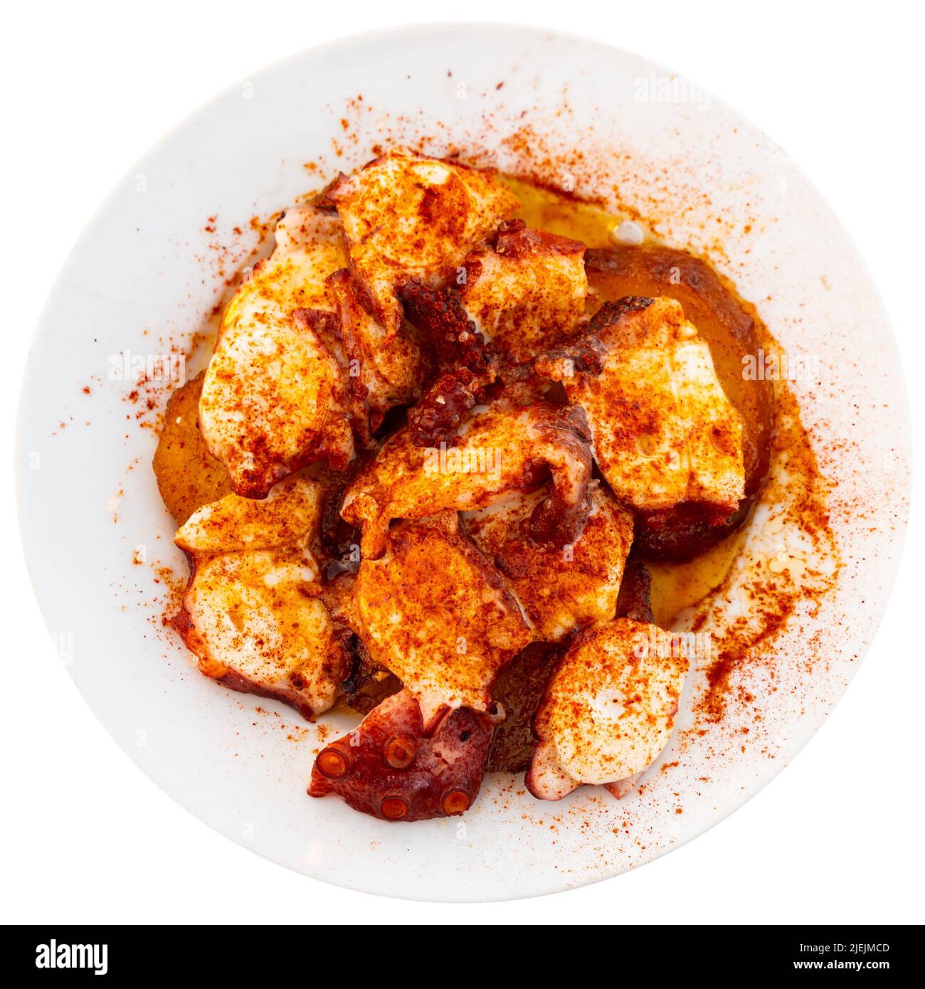 Pulpo a la gallega on plate Stock Photo - Alamy