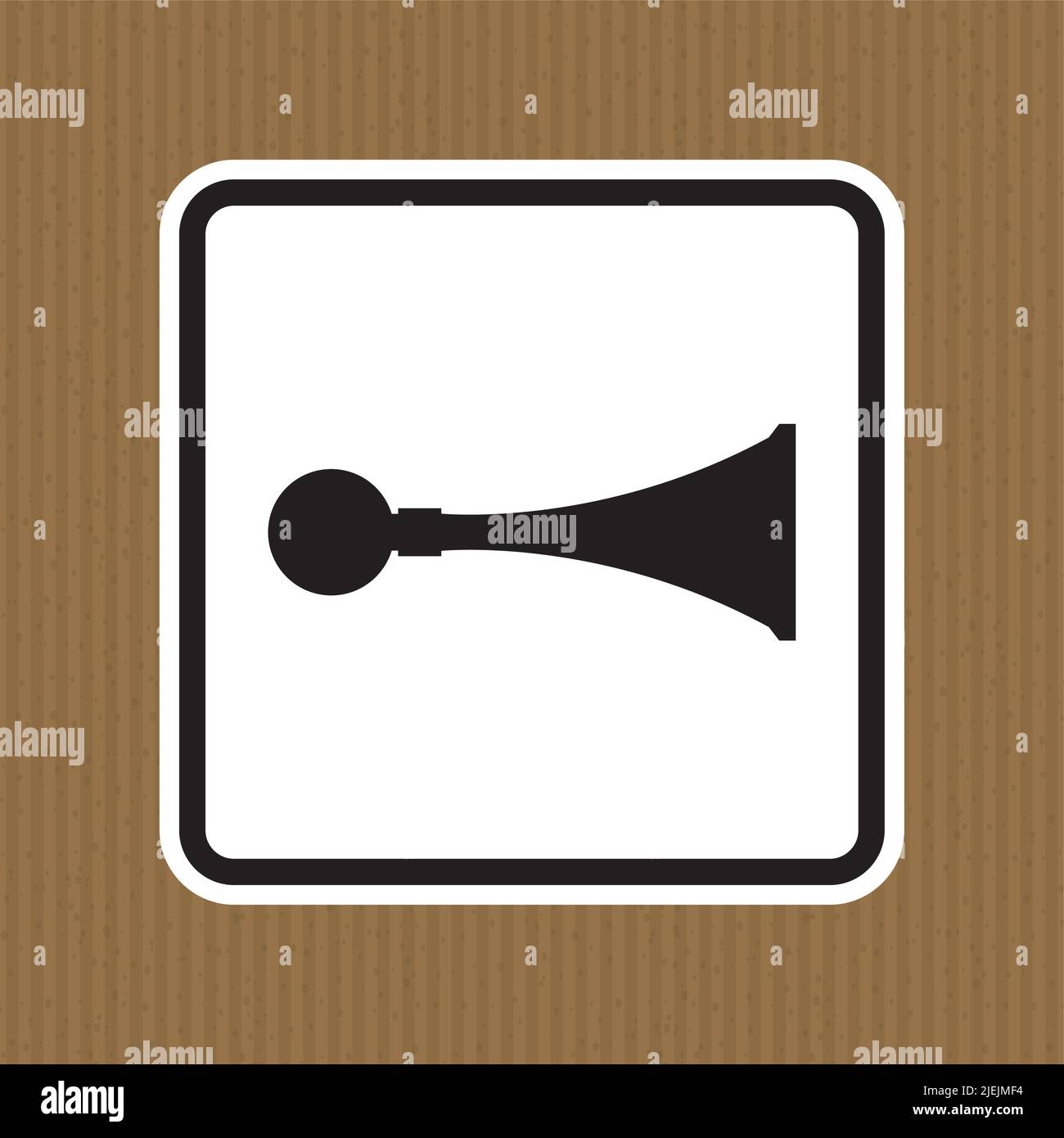 PPE Icon.Sound Horn Symbol Sign Isolate On White Background,Vector ...