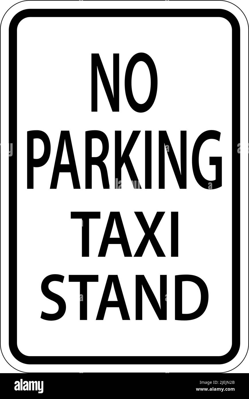 Vertical red no parking Black and White Stock Photos & Images - Alamy