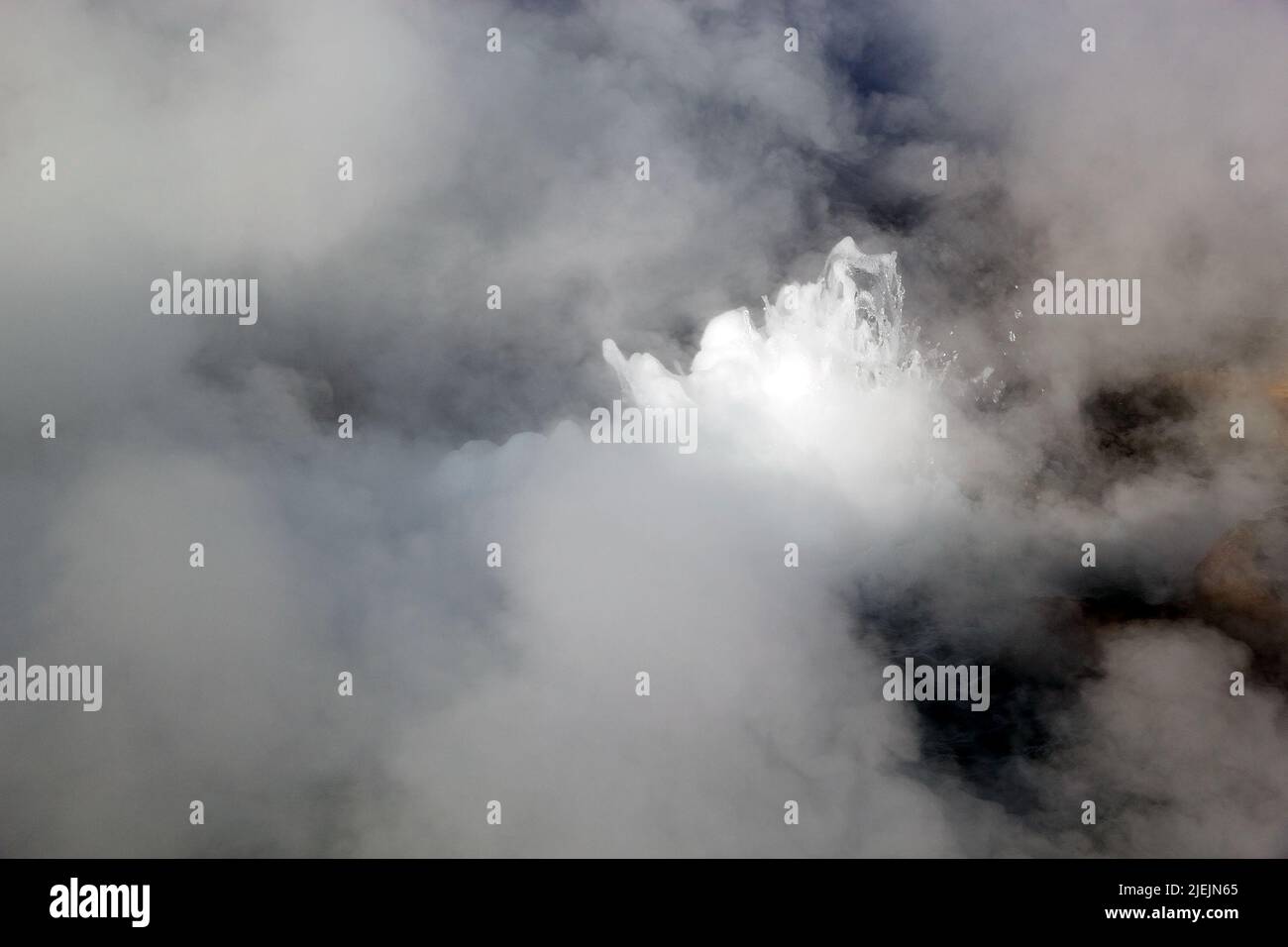 El Tatio geysers, Chile. El Tatio is a geyser field located in the ...