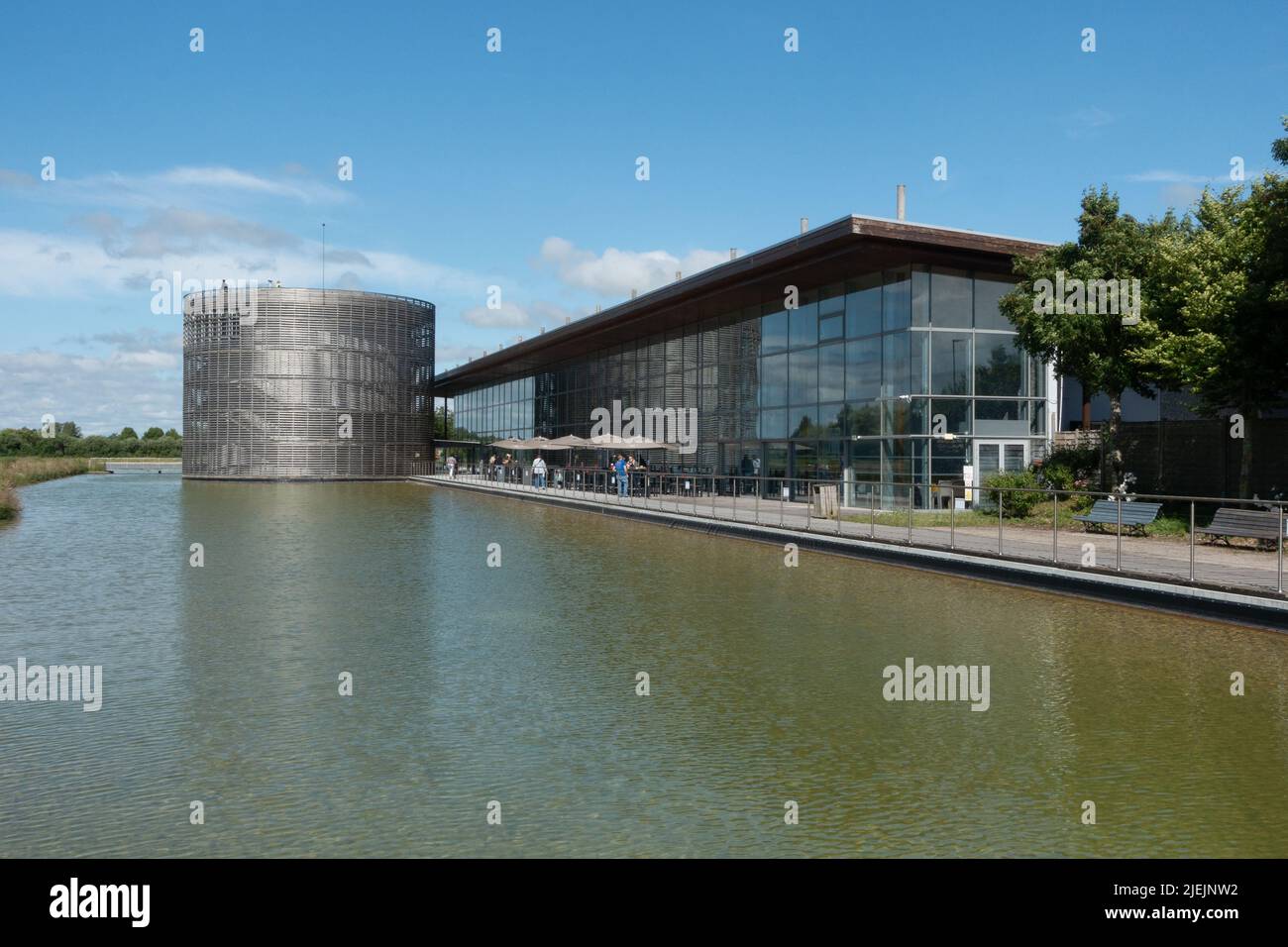 Aire de la Baie de Somme services France Stock Photo - Alamy