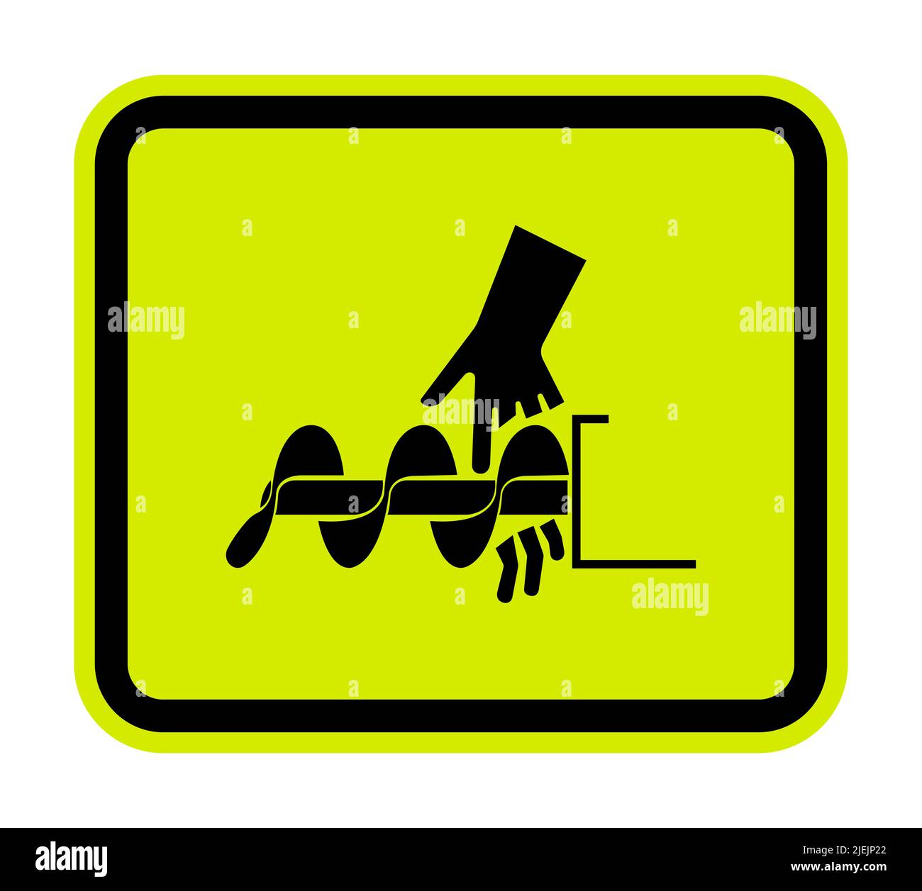 Cutting of Fingers Or Hand Auger Symbol Sign Isolate On White ...