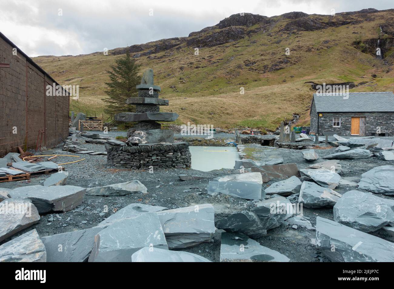 Honister Slate Mine, Lake District National Park, Cumbria, England UK ...