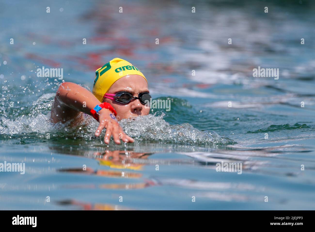 BUDAPEST, HUNGARY - JUNE 27: Moesha Johnson of Australia competing at ...