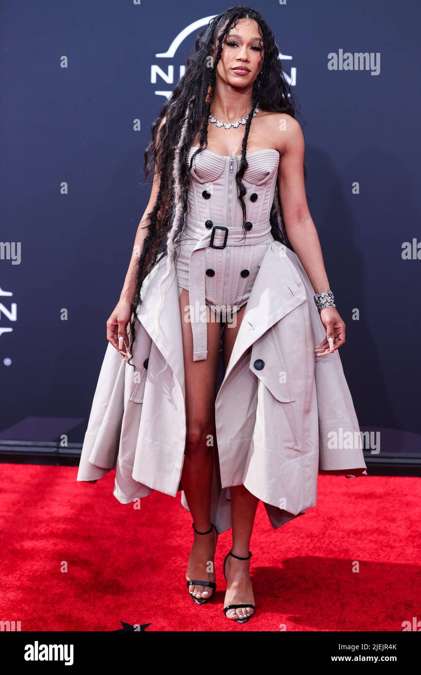 LOS ANGELES, CALIFORNIA, USA - JUNE 26: American rapper BIA arrives at ...