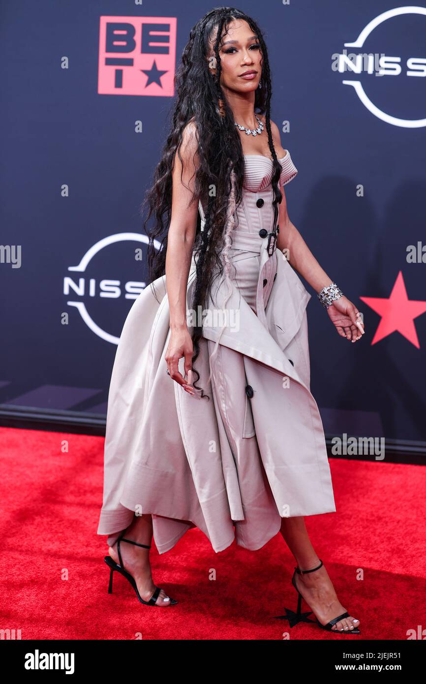 LOS ANGELES, CALIFORNIA, USA - JUNE 26: American rapper BIA arrives at ...