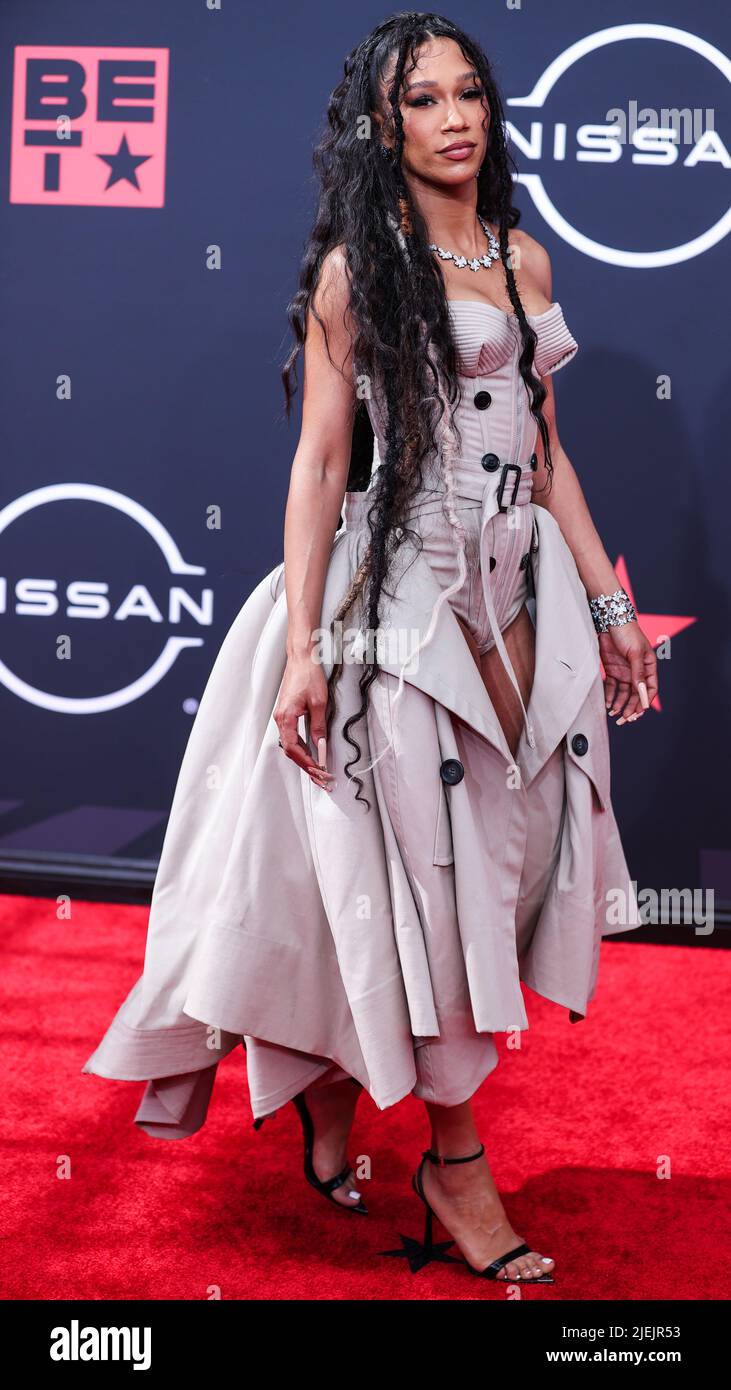 LOS ANGELES, CALIFORNIA, USA - JUNE 26: American rapper BIA arrives at ...