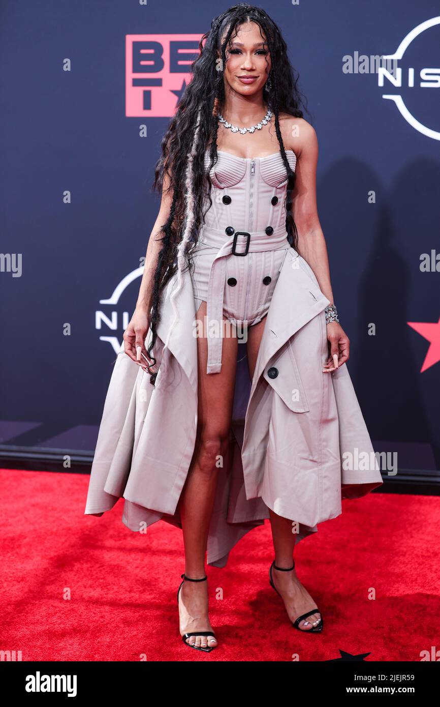 LOS ANGELES, CALIFORNIA, USA - JUNE 26: American rapper BIA arrives at ...