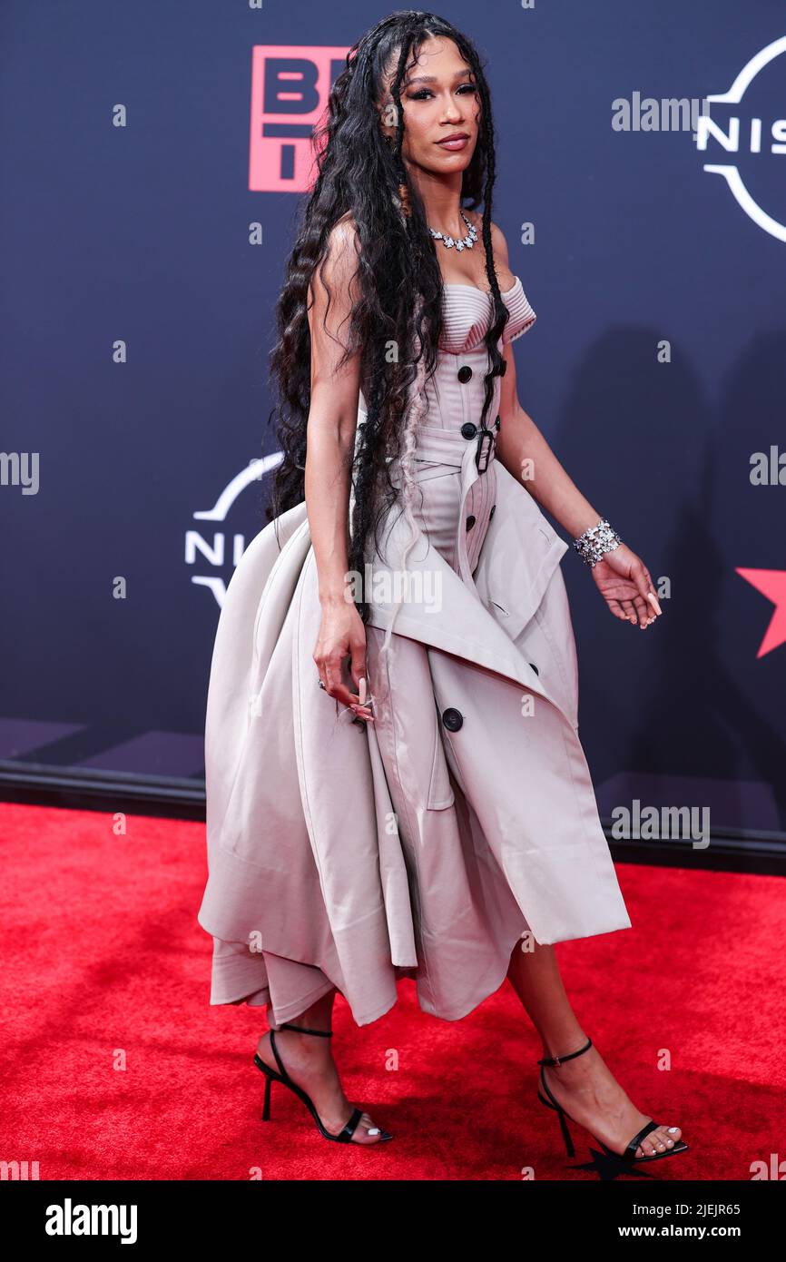 LOS ANGELES, CALIFORNIA, USA - JUNE 26: American rapper BIA arrives at ...