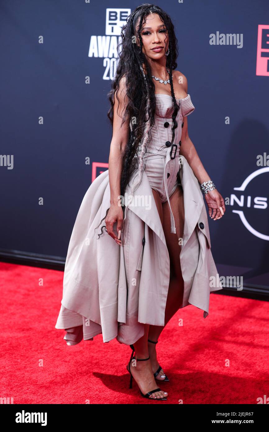 LOS ANGELES, CALIFORNIA, USA - JUNE 26: American rapper BIA arrives at ...