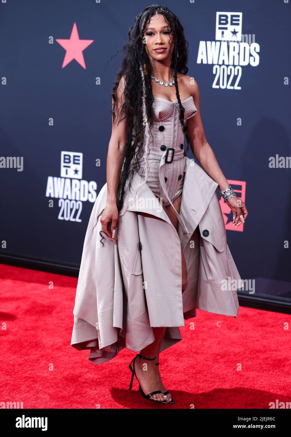 LOS ANGELES, CALIFORNIA, USA - JUNE 26: American rapper BIA arrives at ...