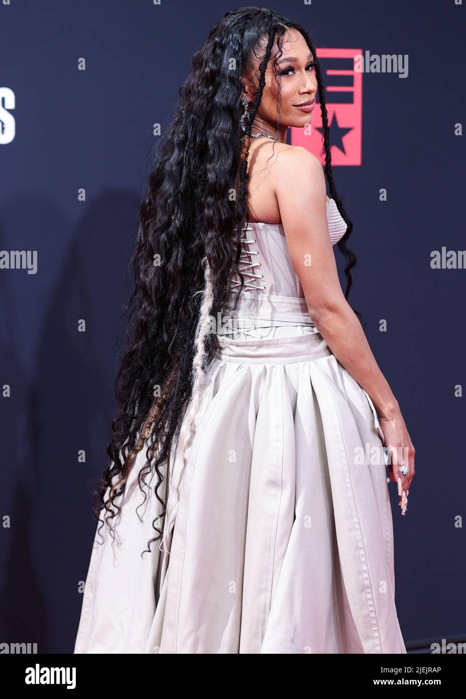LOS ANGELES, CALIFORNIA, USA - JUNE 26: American rapper BIA arrives at ...