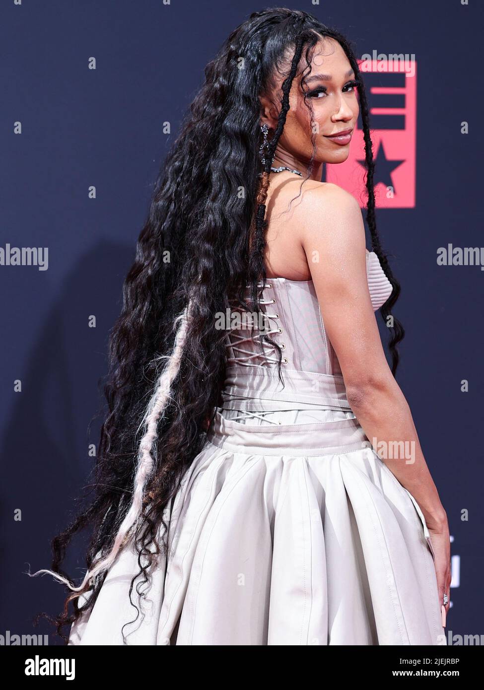 LOS ANGELES, CALIFORNIA, USA - JUNE 26: American rapper BIA arrives at ...