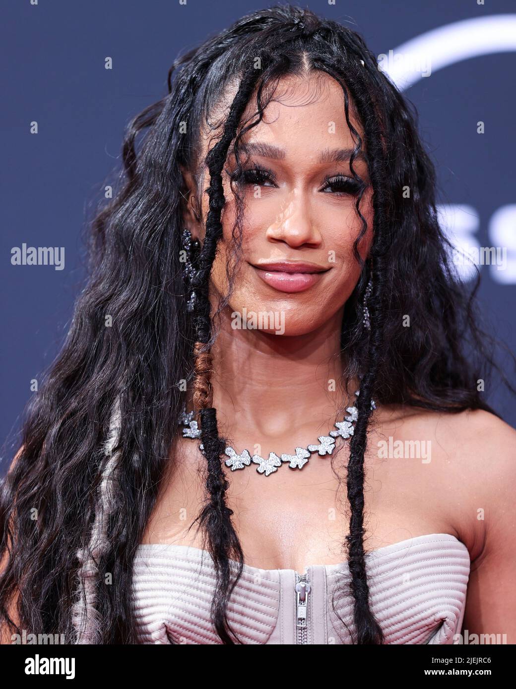 LOS ANGELES, CALIFORNIA, USA - JUNE 26: American rapper BIA arrives at ...