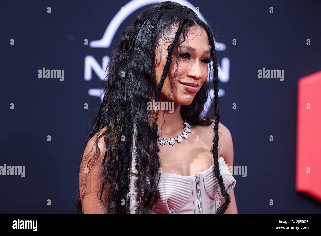 LOS ANGELES, CALIFORNIA, USA - JUNE 26: American rapper BIA arrives at ...