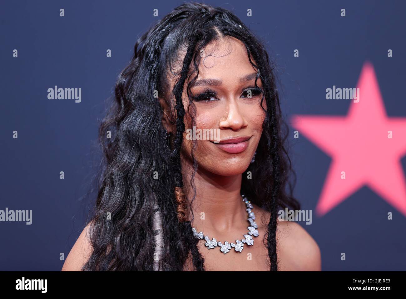 LOS ANGELES, CALIFORNIA, USA - JUNE 26: American rapper BIA arrives at ...