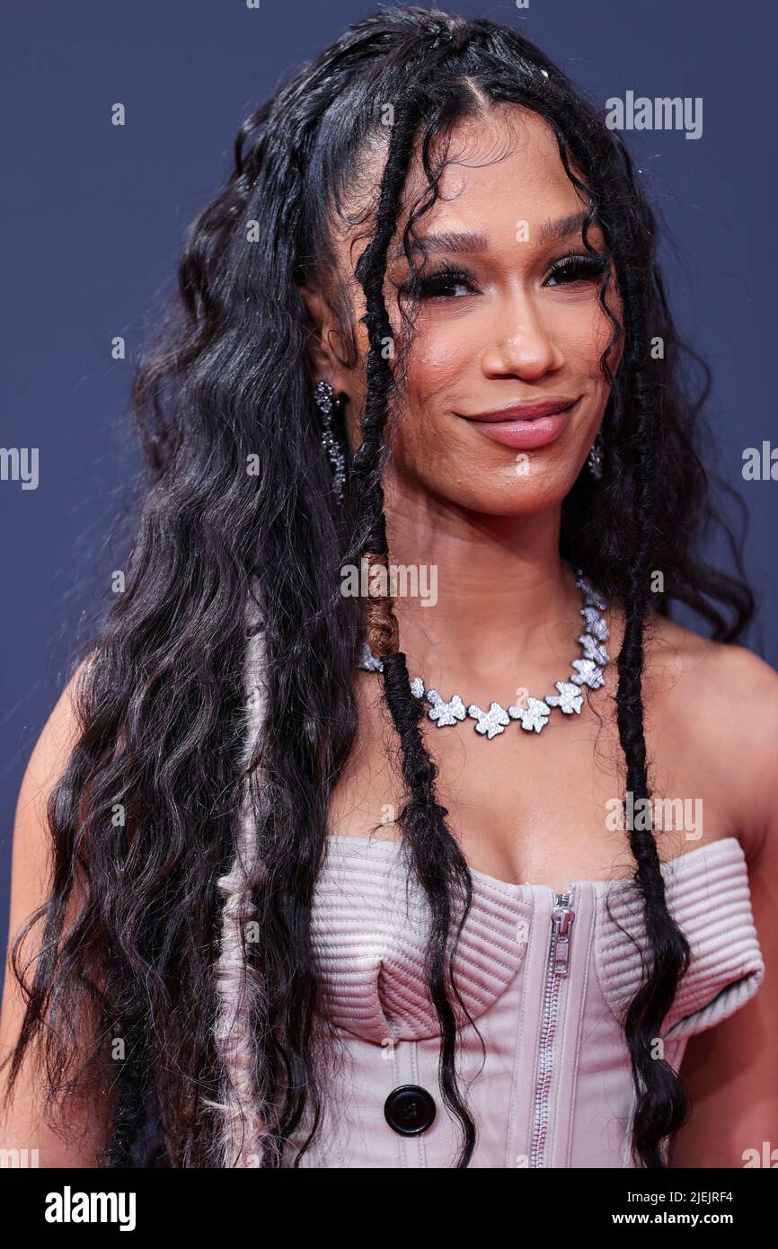 LOS ANGELES, CALIFORNIA, USA - JUNE 26: American rapper BIA arrives at ...