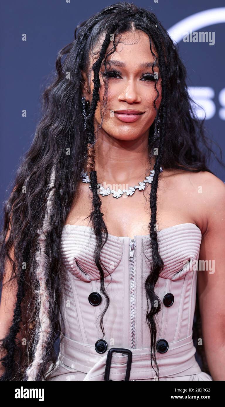 LOS ANGELES, CALIFORNIA, USA - JUNE 26: American rapper BIA arrives at ...