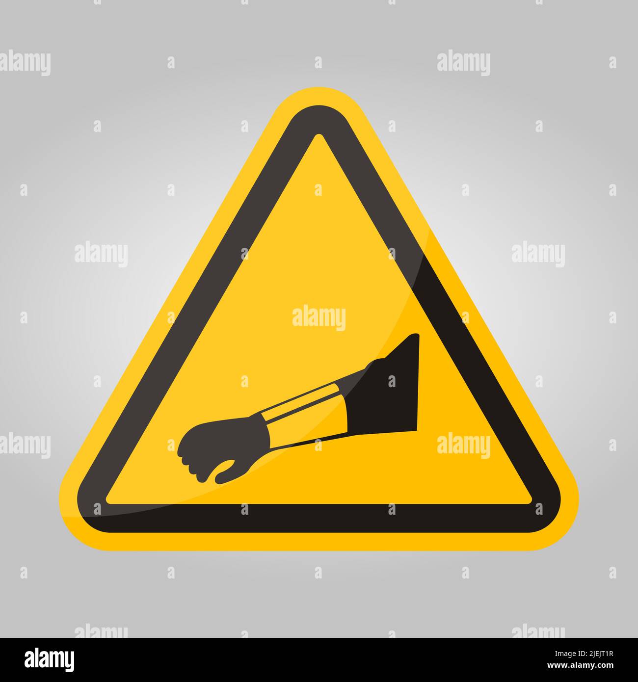 Symbol Wear Arm Protection Sign Isolate On White Background,Vector ...