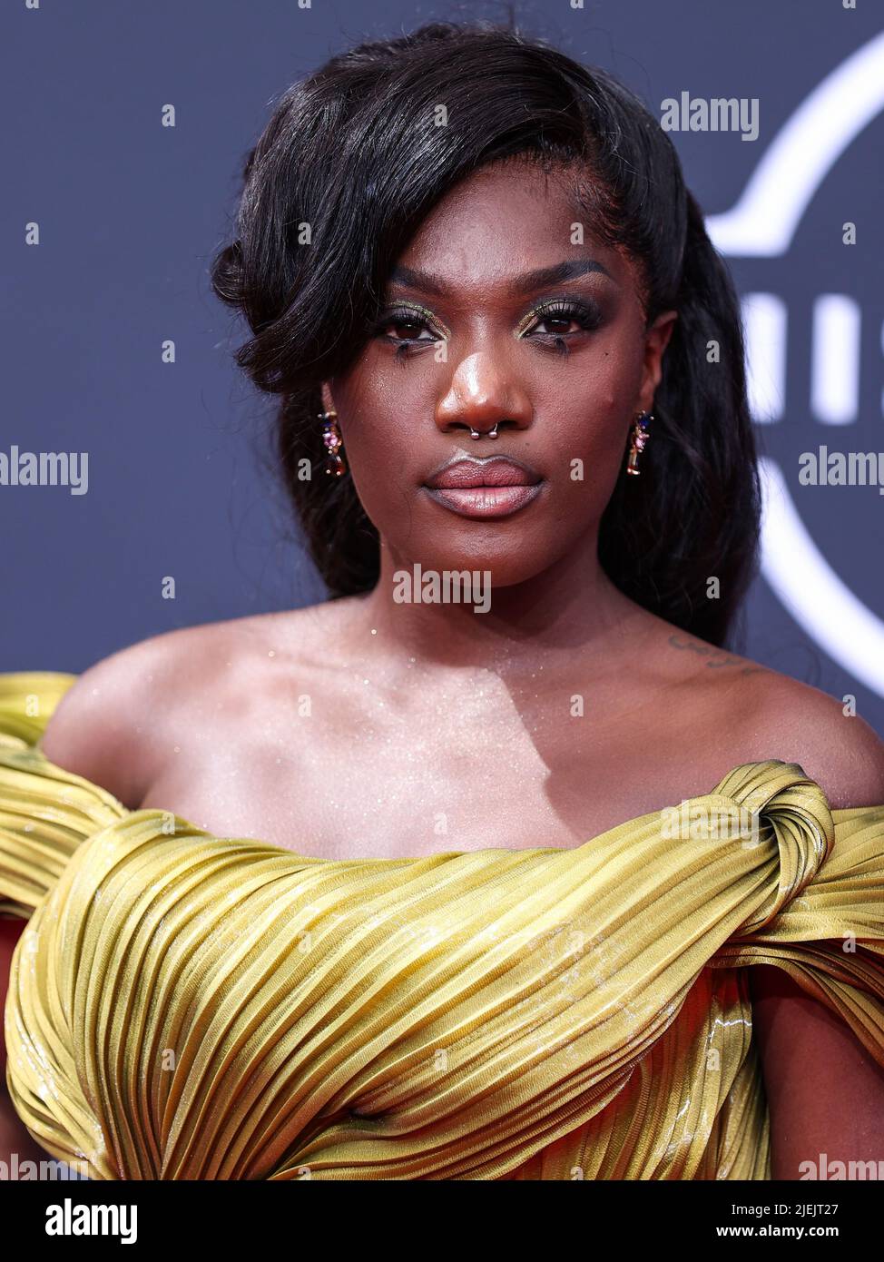 LOS ANGELES, CALIFORNIA, USA - JUNE 26: Doechii arrives at the BET ...