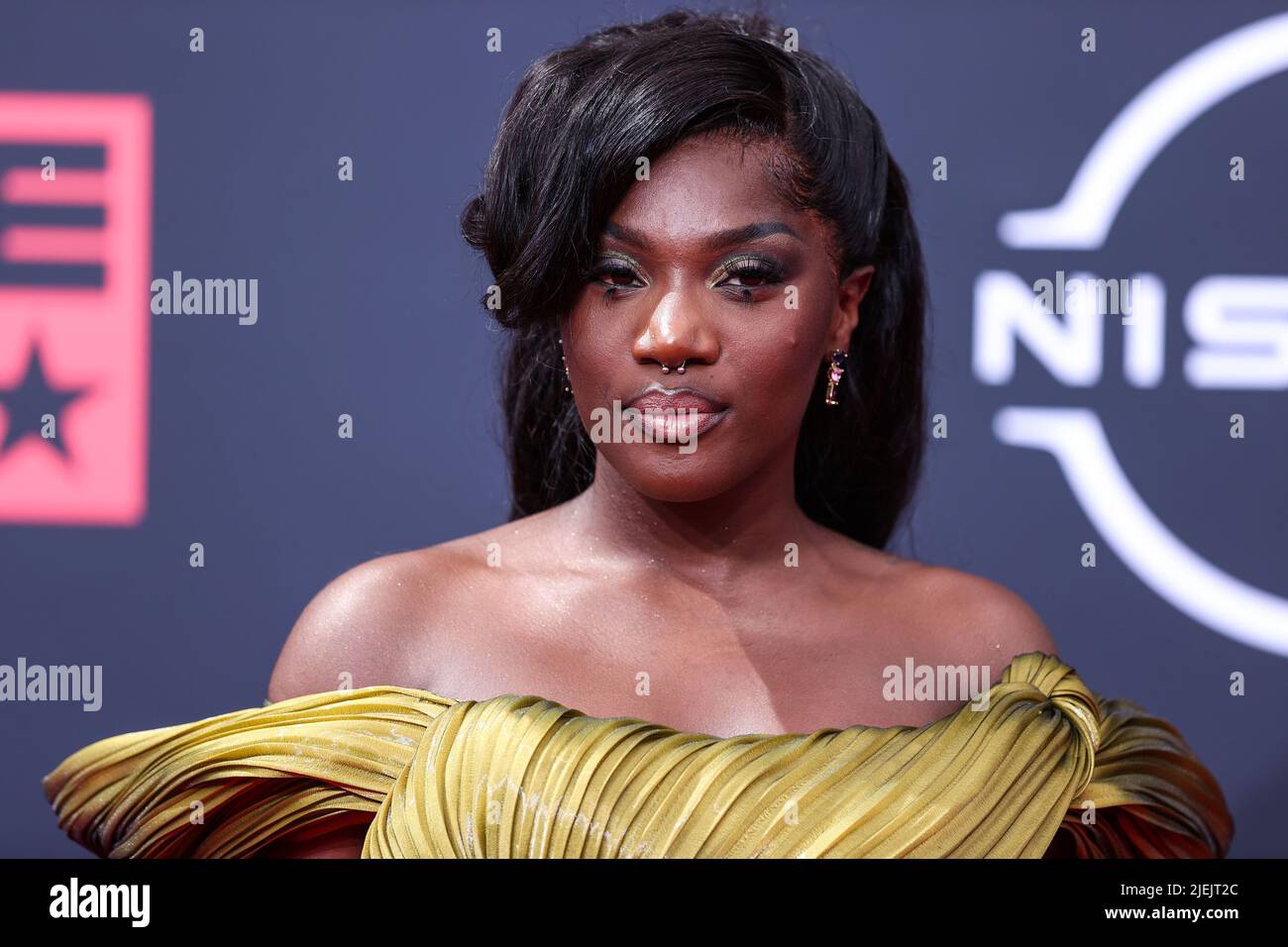 LOS ANGELES, CALIFORNIA, USA - JUNE 26: Doechii arrives at the BET ...