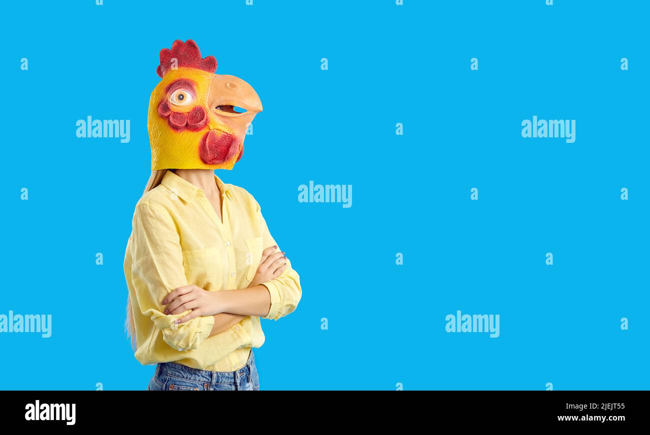 Woman mask in funny hi-res stock photography and images - Alamy