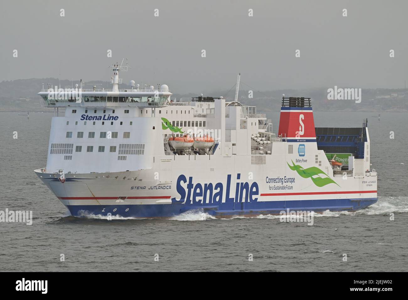 Ferry STENA JUTLANDICA outbound from Gothenburg Stock Photo - Alamy