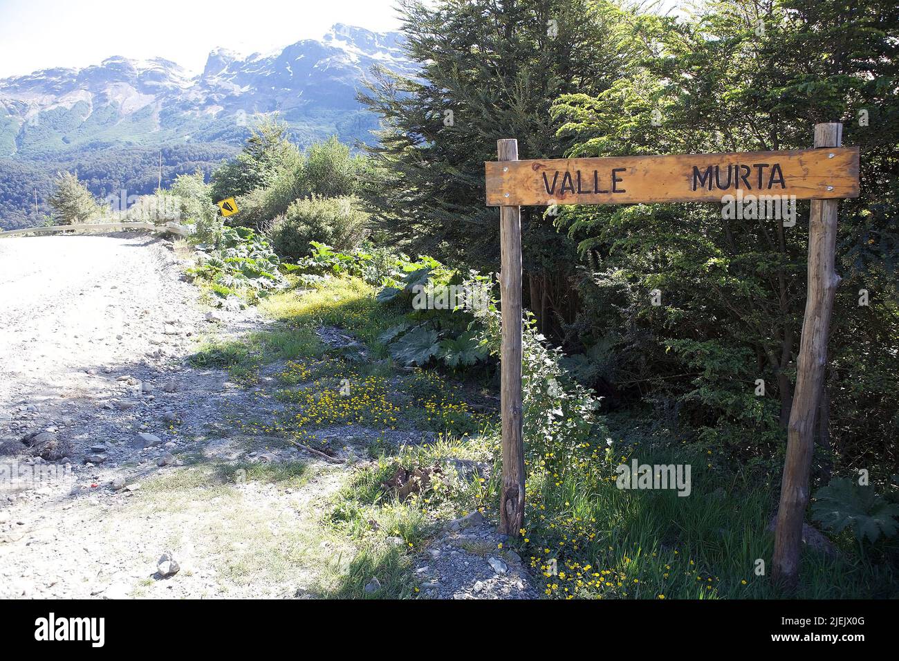 Murta valley along the Carretera Austral in Chile. Carretera Austral is ...