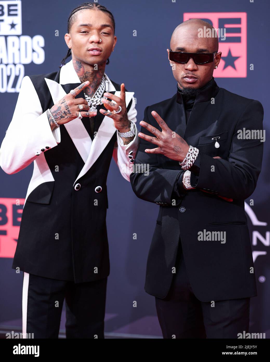 Swae lee and slim jxmmi of rae sremmurd hi-res stock photography and ...
