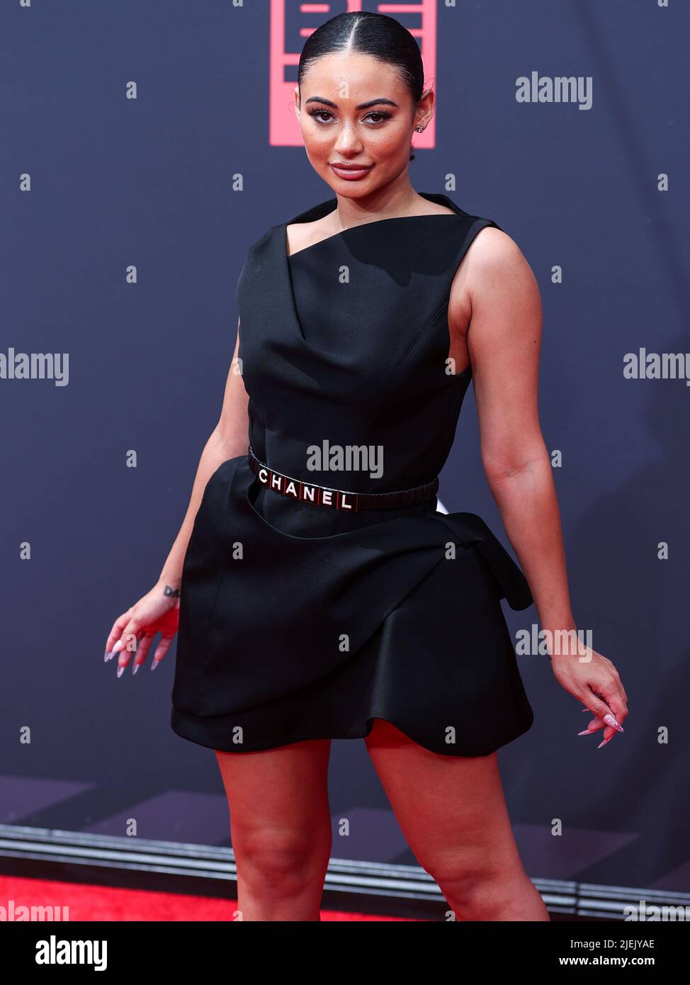 LOS ANGELES, CALIFORNIA, USA - JUNE 26: Tamera Tee Kissen arrives at ...