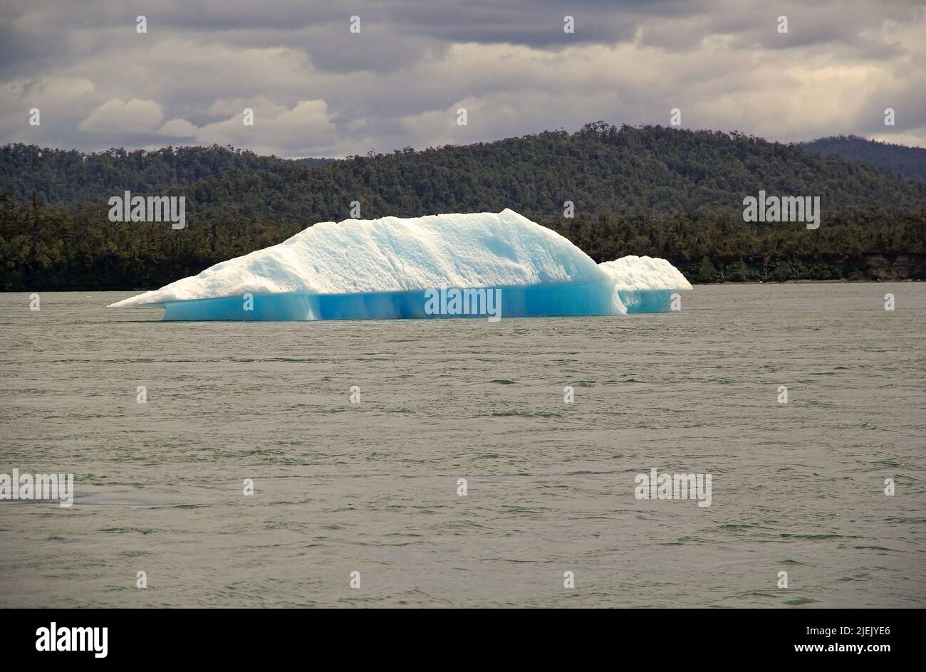 Iceberg at the San Rafael Lagoon, Patagonia Chile. The lagoon is ...