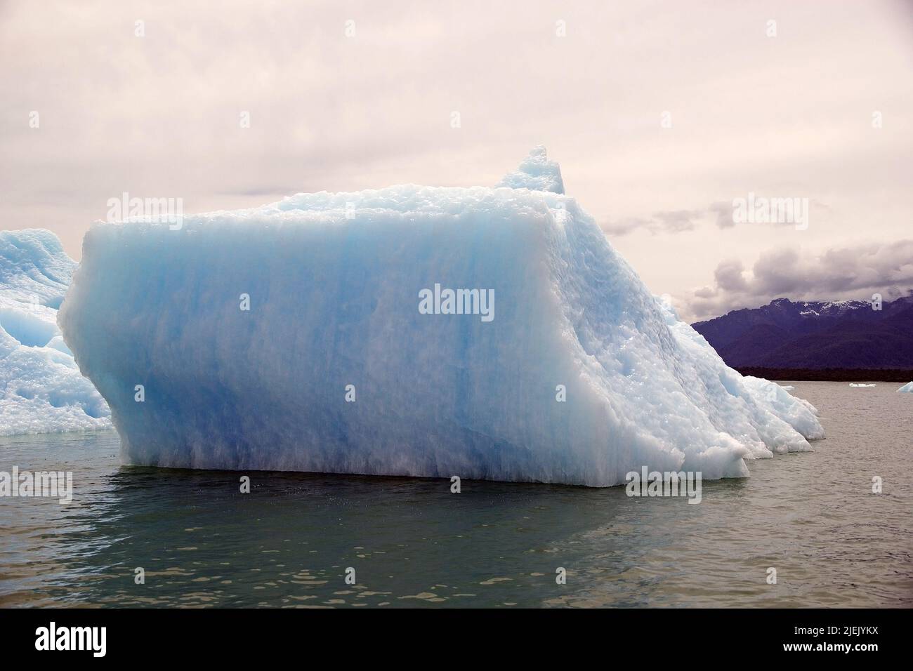 Iceberg at the San Rafael Lagoon, Patagonia Chile. The lagoon is ...