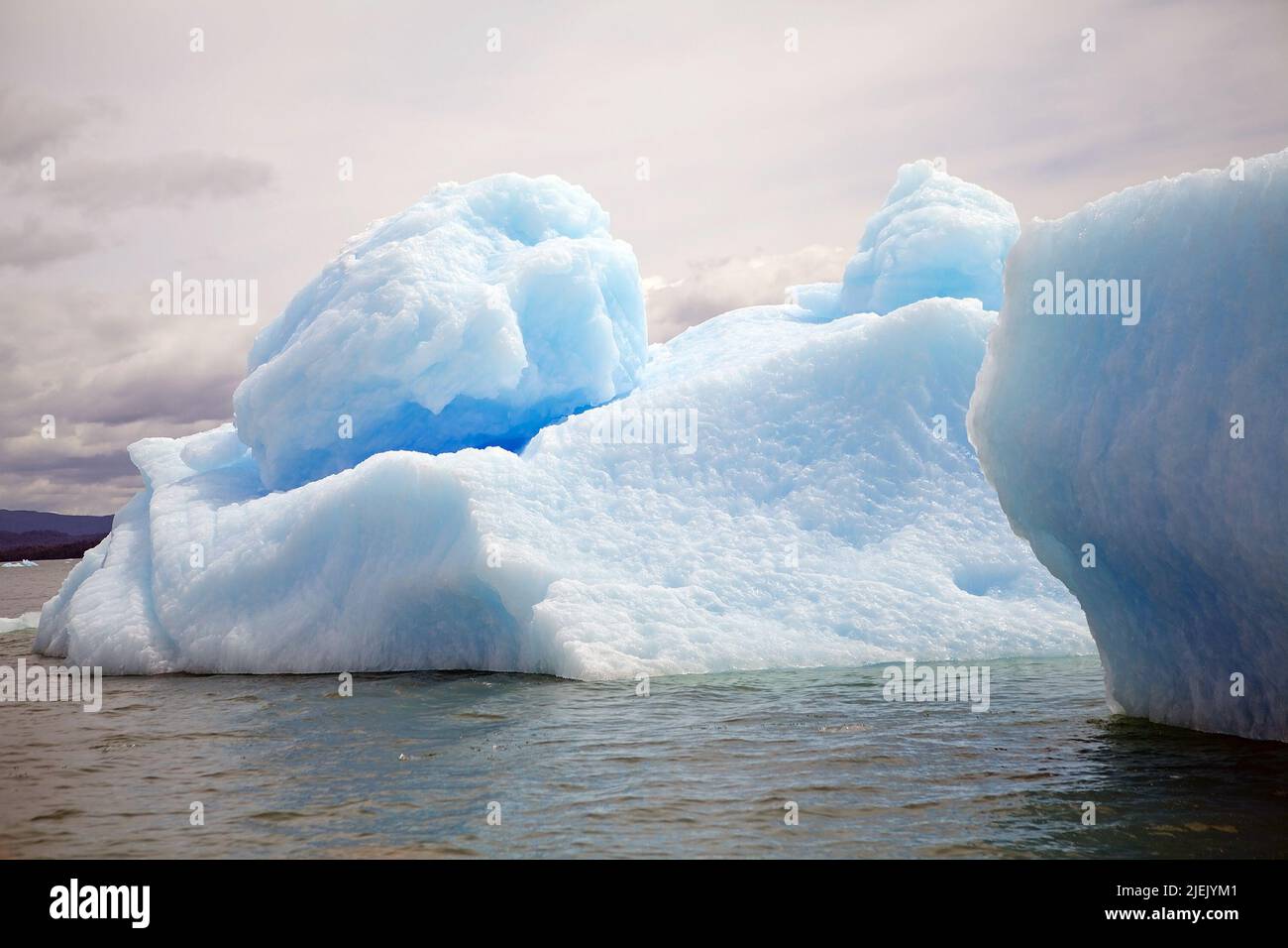 Iceberg at the San Rafael Lagoon, Patagonia Chile. The lagoon is ...
