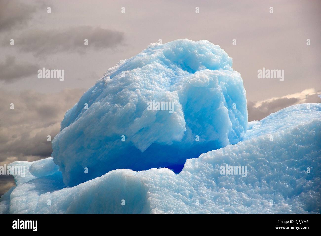 Details of an Iceberg at the San Rafael Lagoon, Patagonia Chile. The ...